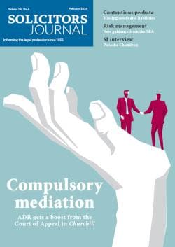 Solicitors Journal | Legal news, opinion and practice notes