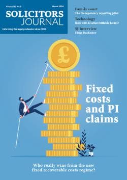 Solicitors Journal | Legal news, opinion and practice notes